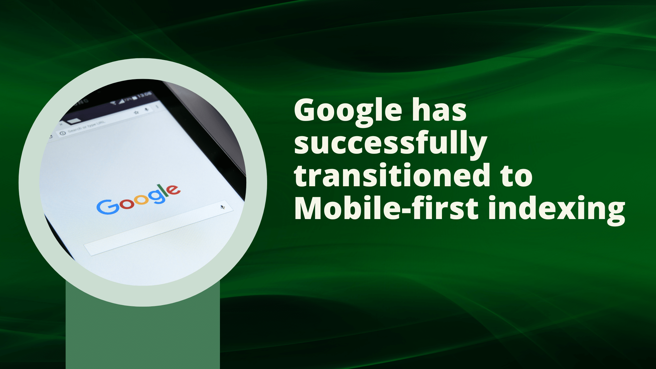 Google's mobile-first indexing